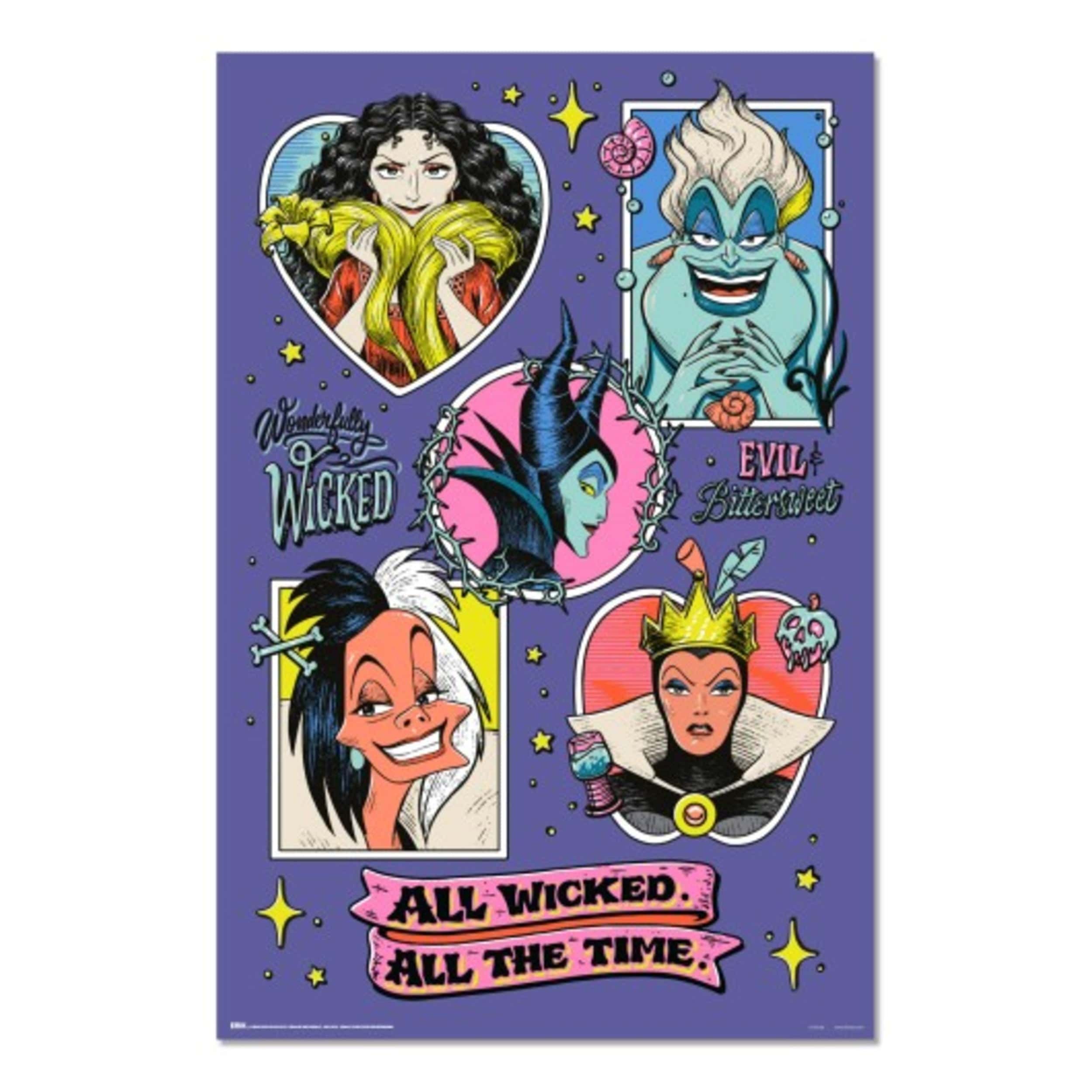 Disney Villains Poster 61x91,5cm | Yourdecoration.at