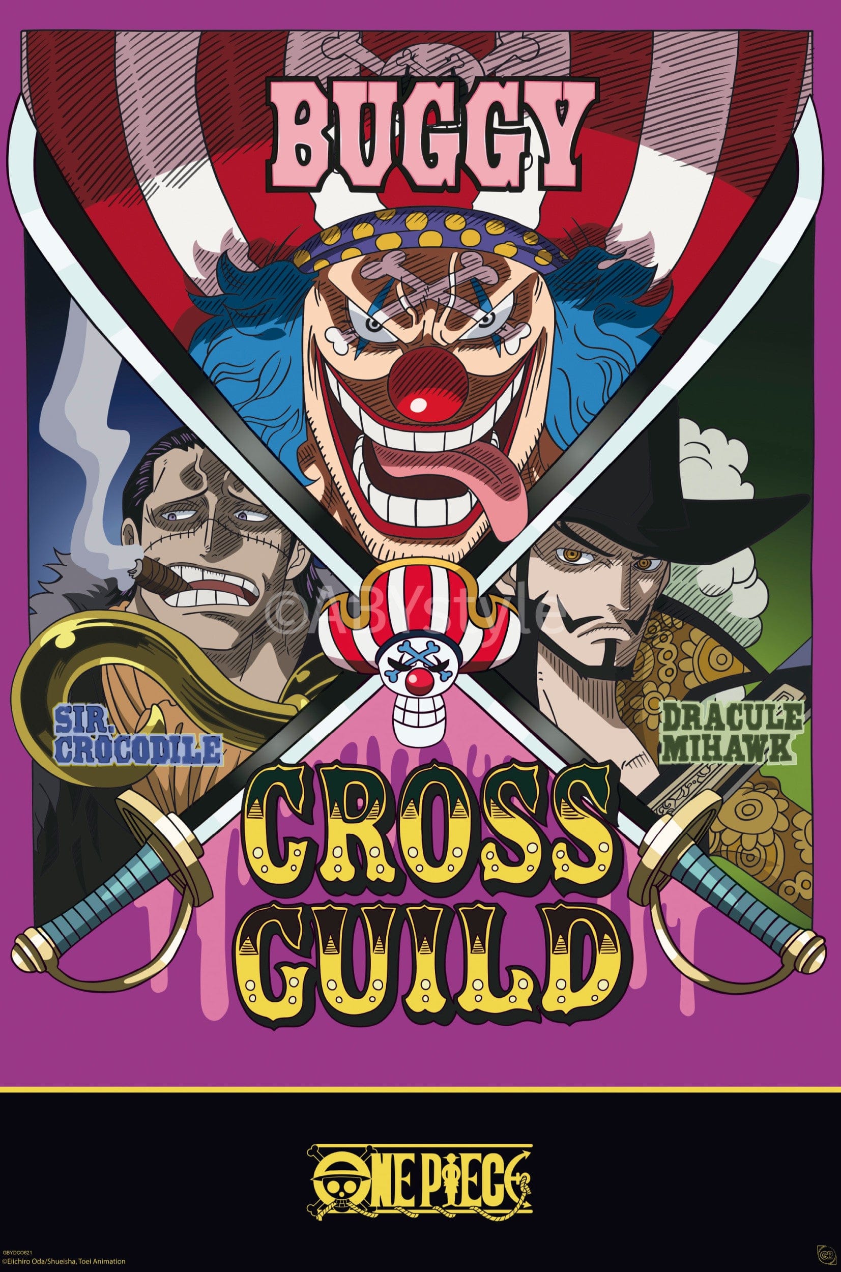 One Piece Cross Guild Poster 61x91,5cm | Yourdecoration.at